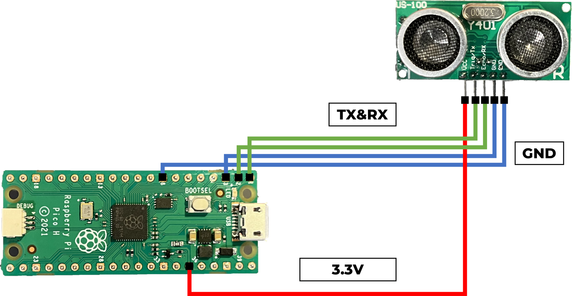 超音波距離センサUS-100を割り込みタイマーで自動化！(Arduino Leonardo, Pi Pico版)｜トゥンロボ！ Toon ...